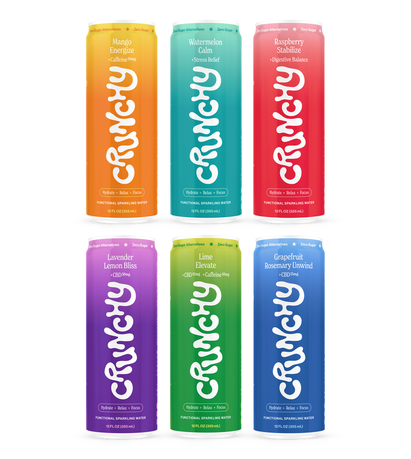 Crunchy Hydration - Sparkling Wellness Water