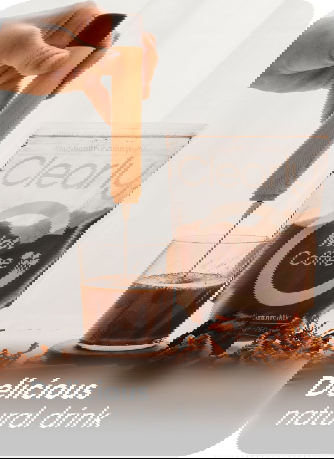 Clearly Not Coffee – Caffeine-Free Mushroom Coffee Alternative