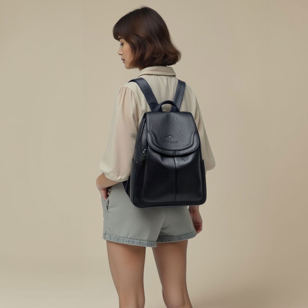 Women’s Vintage Leather Backpack – Timeless, Practical & Lightweight ...