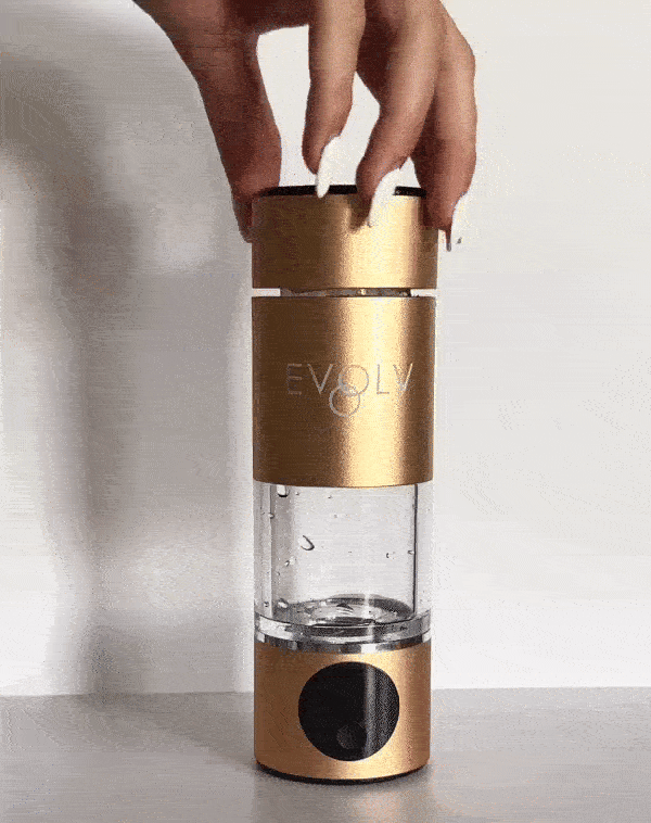 EVOLV Hydrogen Water Bottle - Lab Certified 5.42 PPM
