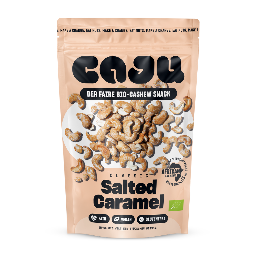 caju Caramel Cacao – caju | der faire Cashew Snack