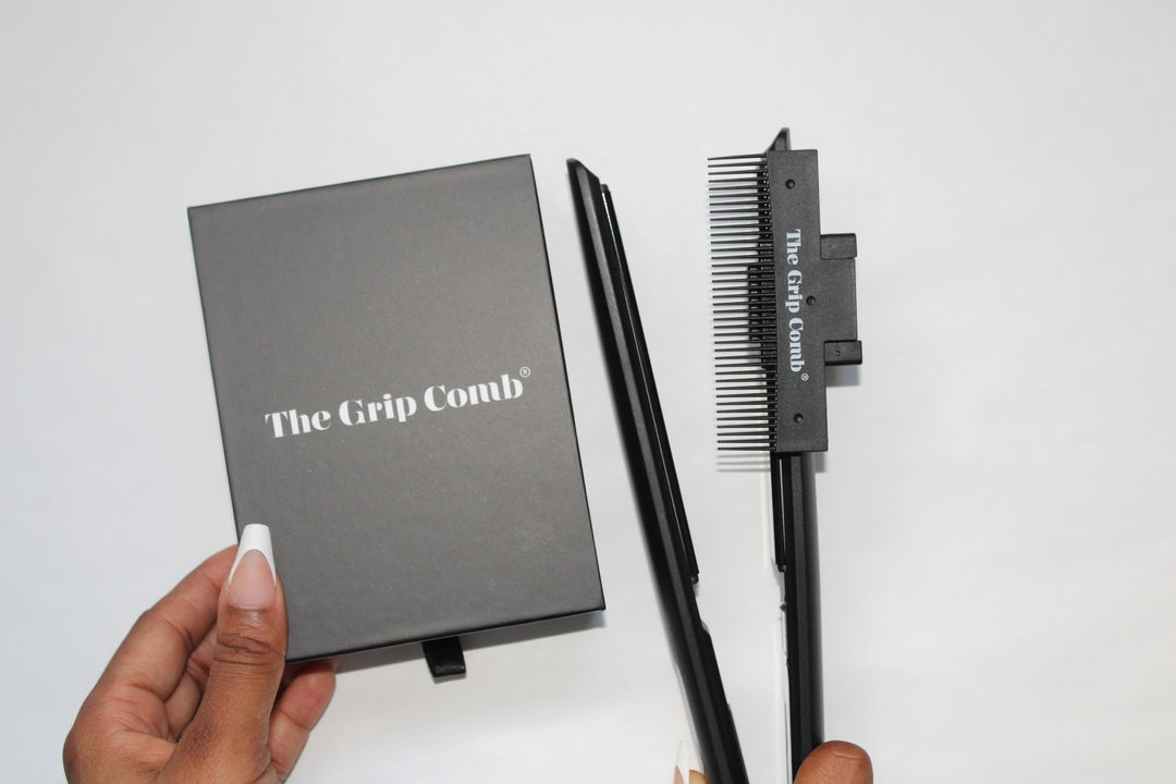 Comb Straightener: Flat Hot Comb Hair Straightener – The Grip Comb