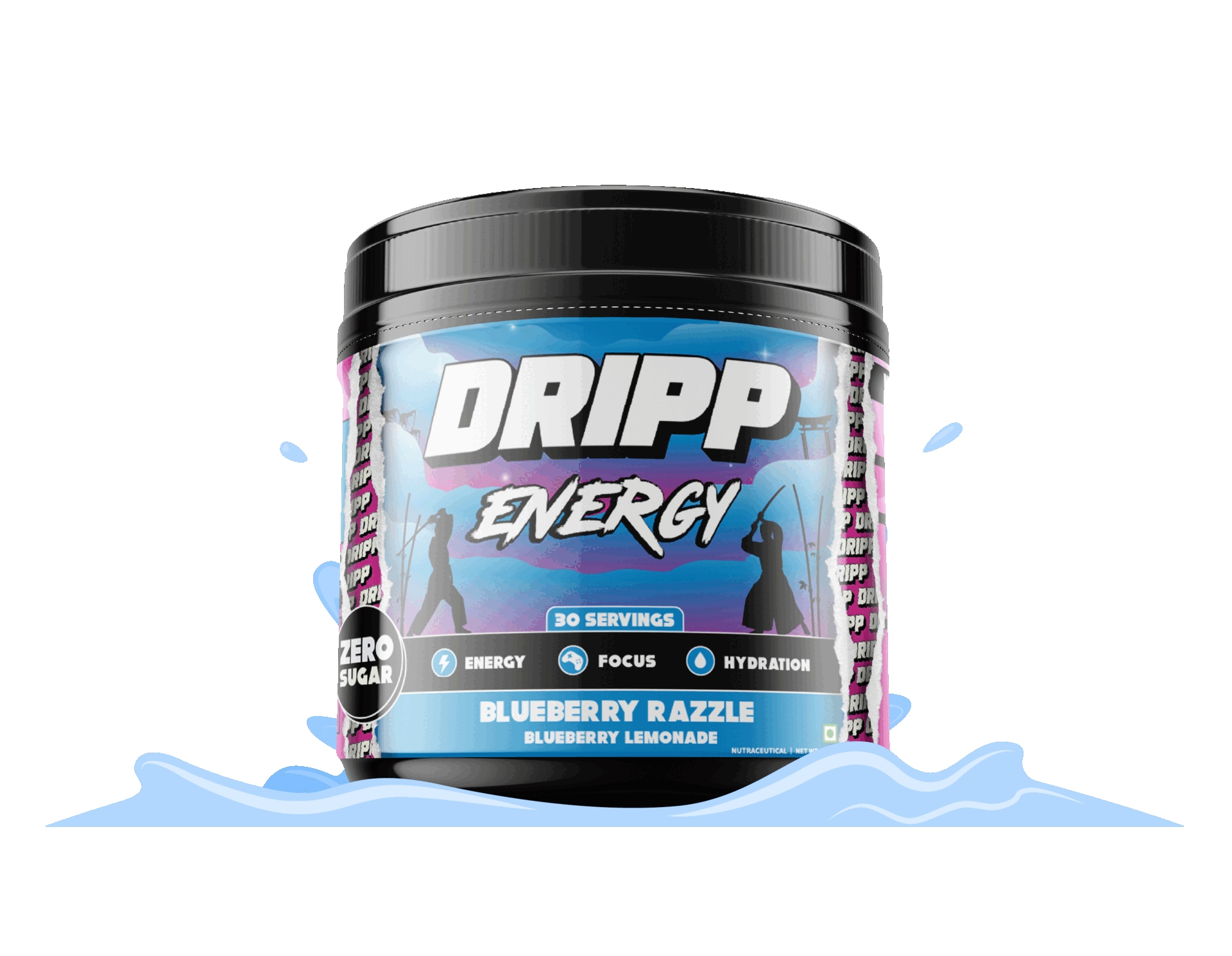 Dripp- India's Cleanest Functional Energy Powder Zero Sugar, No Crash