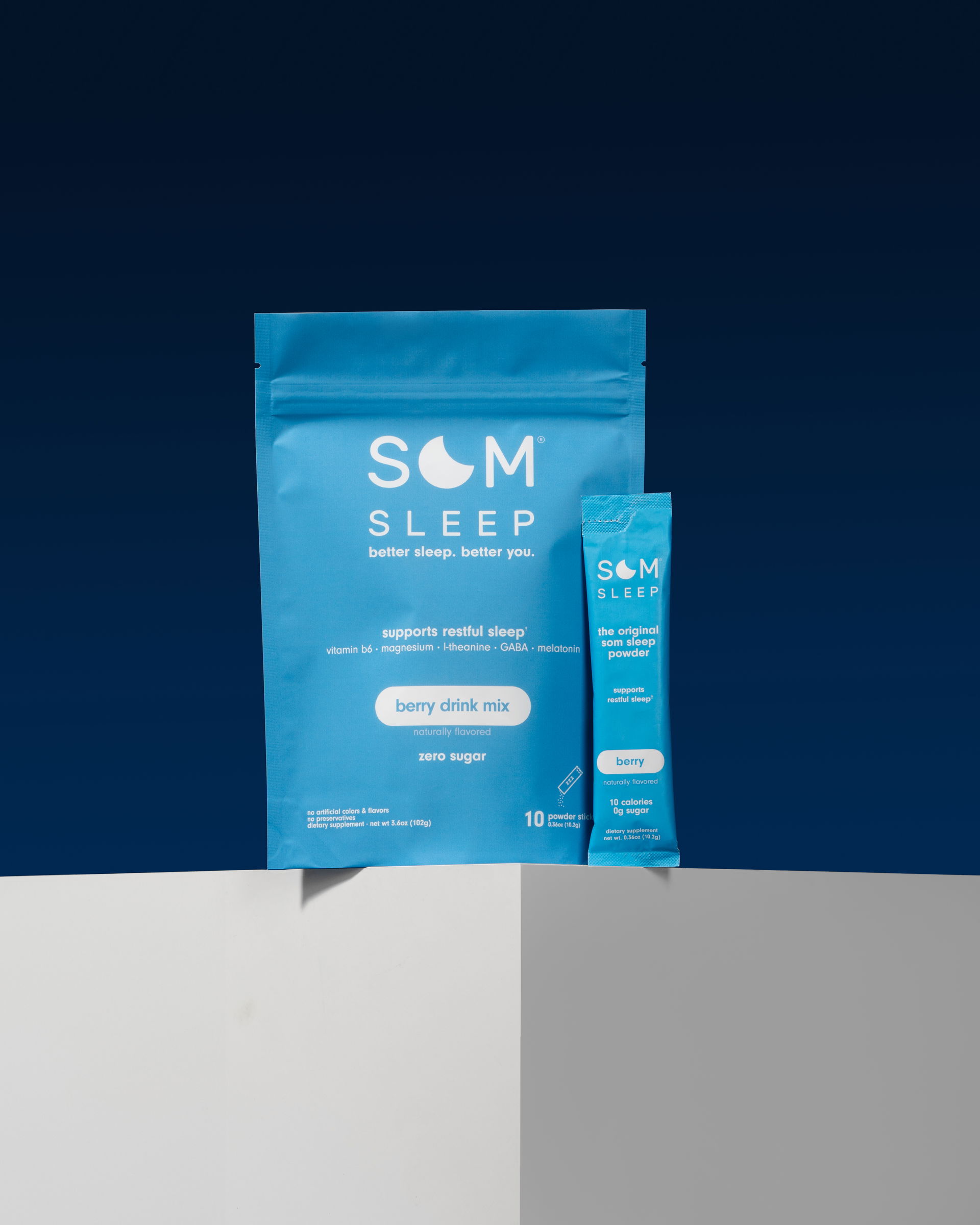 Som Sleep Berry Powder Trial Pack - Enhanced Sleep Solution