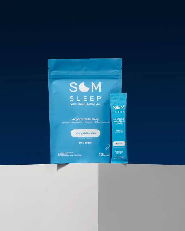 Som Sleep Berry Powder Trial 10-Pack | Drug-Free Sleep Aid