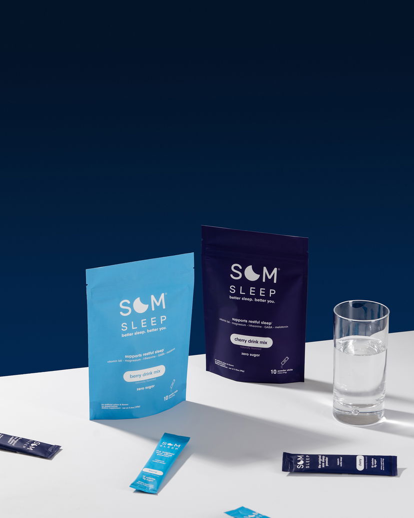 Sleep Aid Drink Mix Powder with Magnesium & Melatonin | Som Sleep