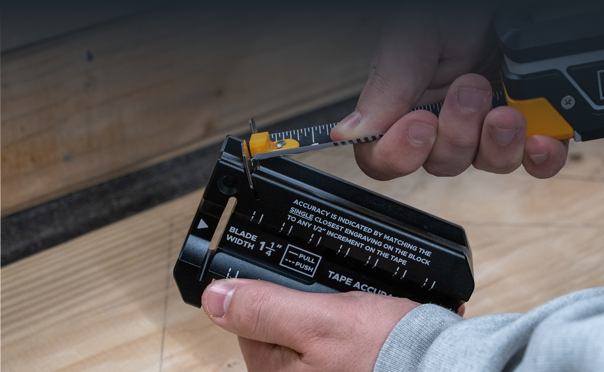 Tape Measure Accuracy Block Check — REEKON Tools