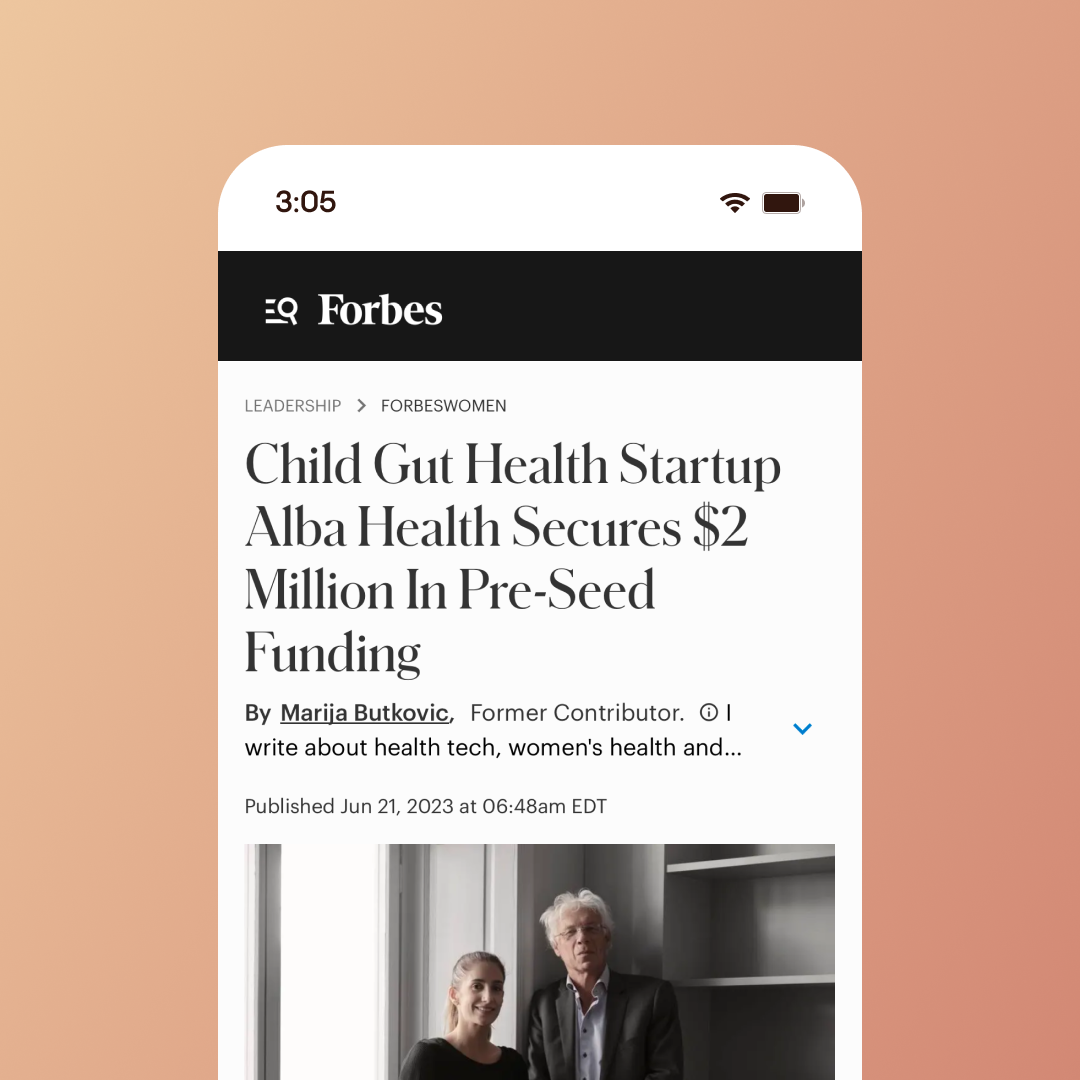 About Alba Health | Science-Backed Gut Health for Families