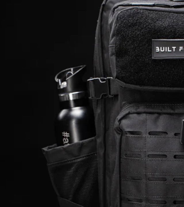 Small Black & Aqua Gym Backpack – Built for Athletes™