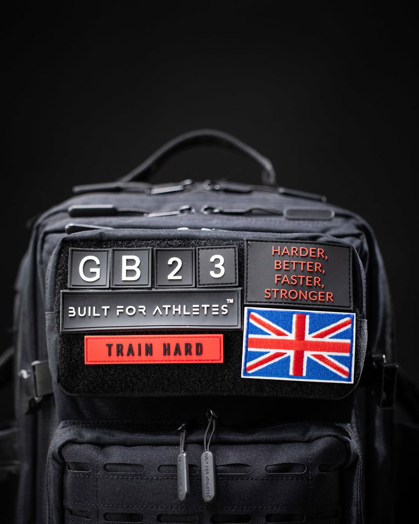 Small Black & Aqua Gym Backpack – Built for Athletes™