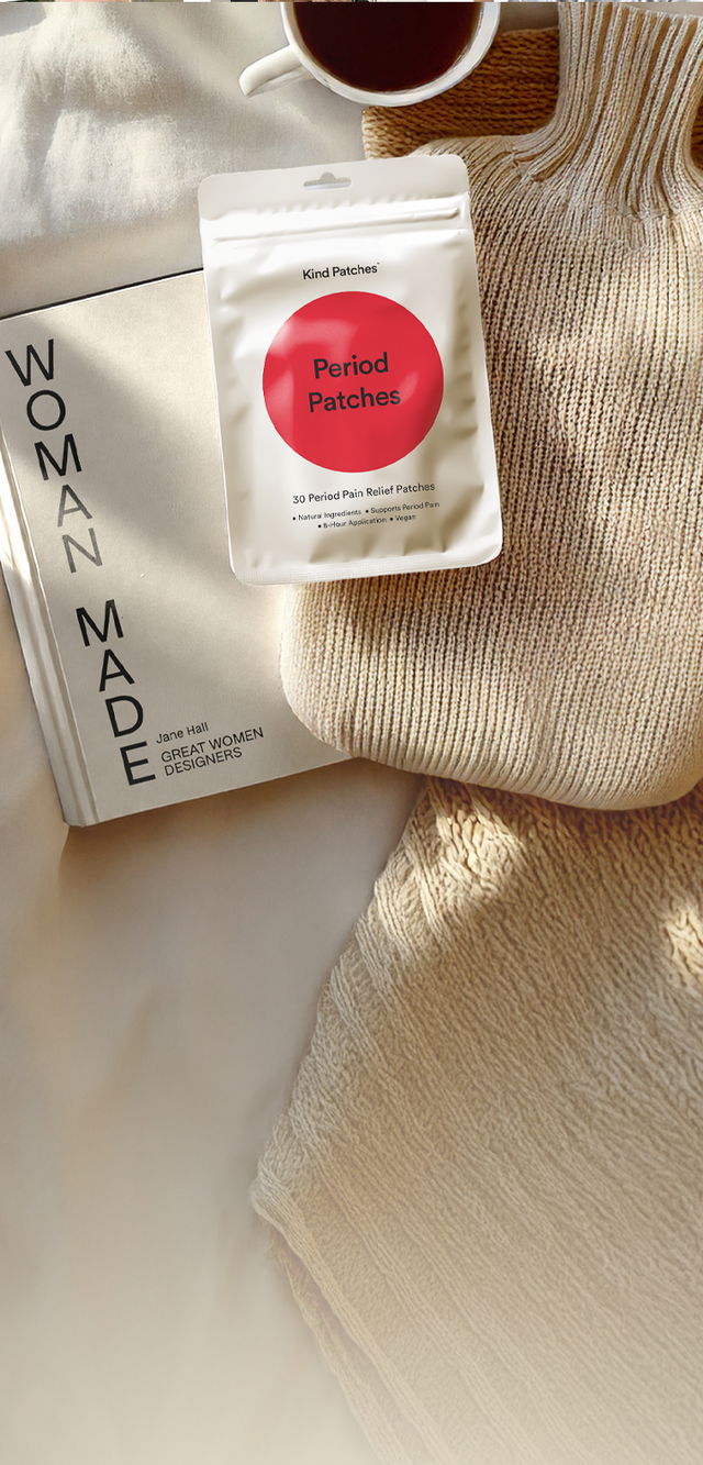 Period Patch – Natural Relief for Menstrual Cramps & PMS – Kind Patches