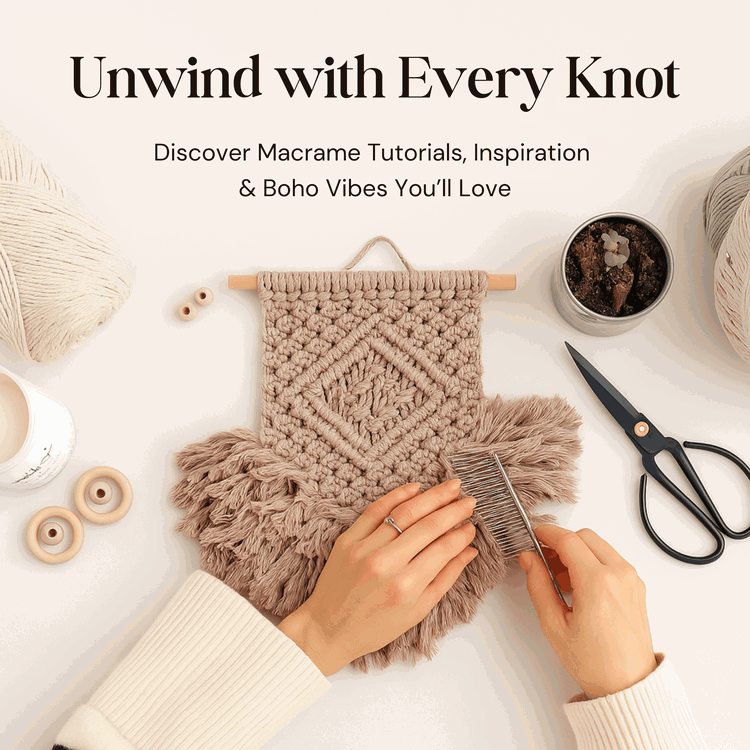 12 FUN & EASY Macrame Projects to Help You Get Started – Bochiknot