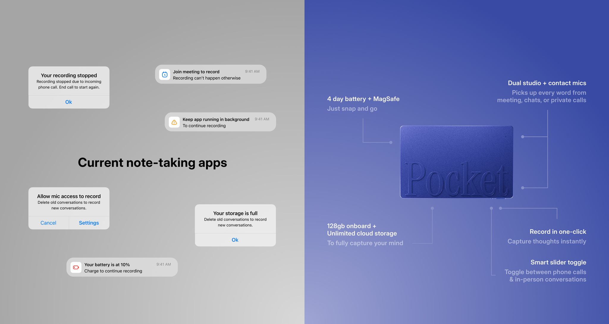 Pocket - The World's First AI Thought Companion
