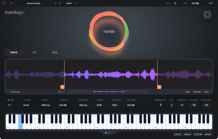 Rando - The Randomizing Sampler – Monkey©