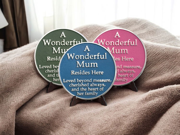Personalised Blue Plaques- Customised Gifts – The Metal Foundry