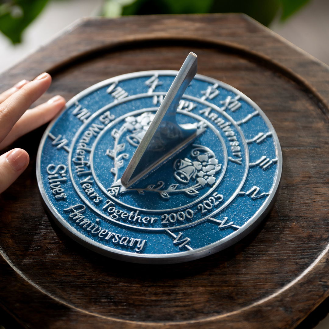 Personalised Anniversary Sundials | Metal Anniversary Gifts – The Metal ...