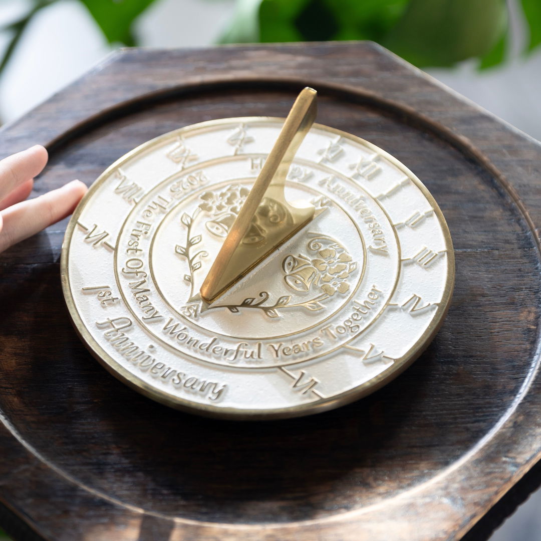 Personalised Anniversary Sundials | Metal Anniversary Gifts – The Metal ...