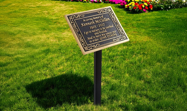 Memorial Plaques- Personalised Metal Plaques, Plaque In Memory – The ...